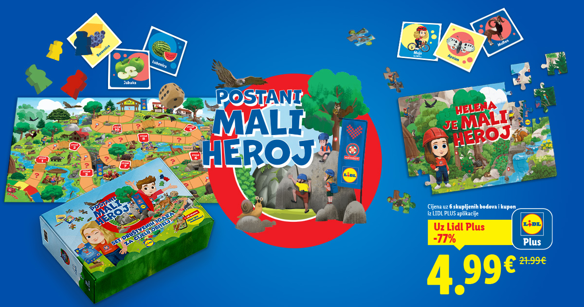 Društvena igra "Postani Mali heroj"